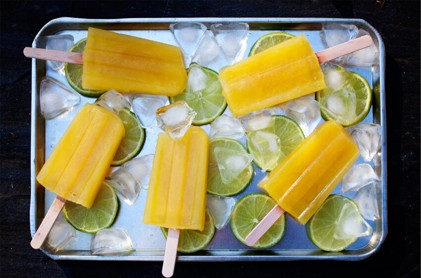 Mango and Lime Ice Blocks | The Ideas Kitchen