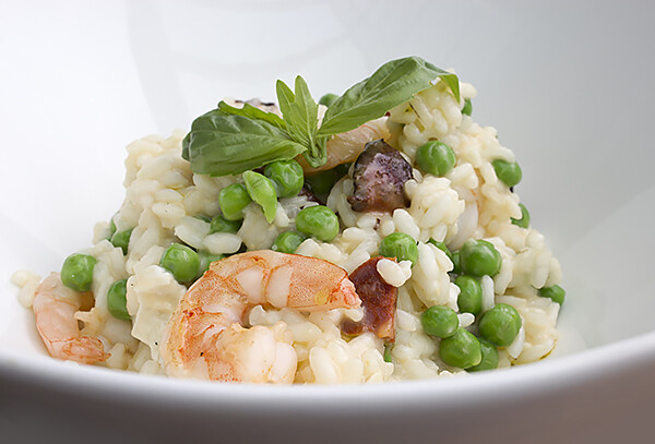 Prawn, Chorizo & Pea Risotto | The Ideas Kitchen