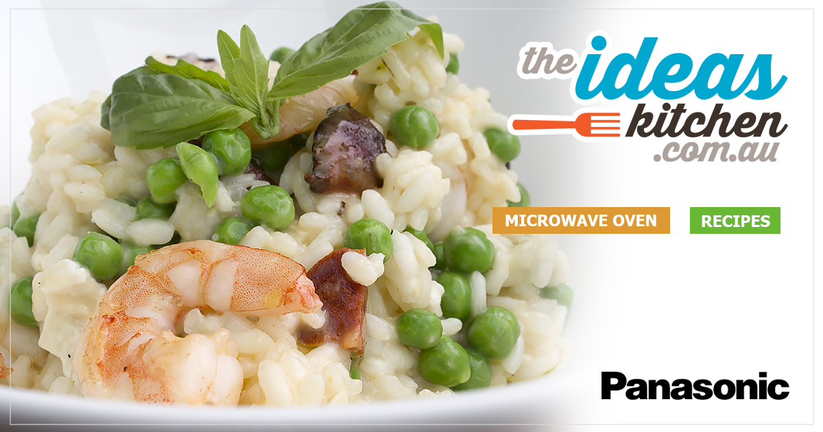 Prawn, Chorizo & Pea Risotto | The Ideas Kitchen