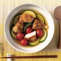 Crispy Chicken with Vegetables and Dashi Sauce | The Ideas Kitchen