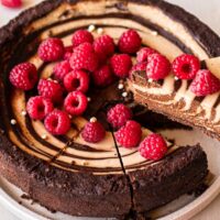 Vegan Zebra Cheesecake | The Ideas Kitchen