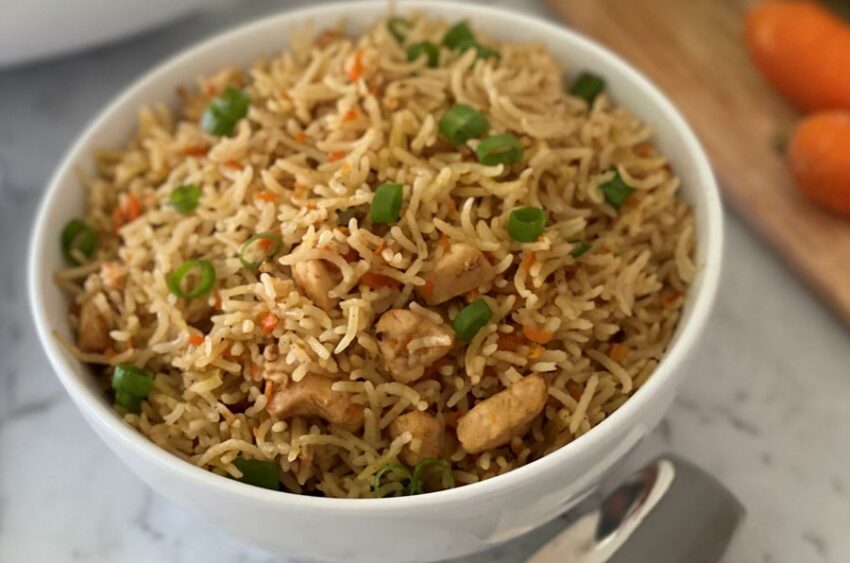 Chicken Vegetable Rice | The Ideas Kitchen
