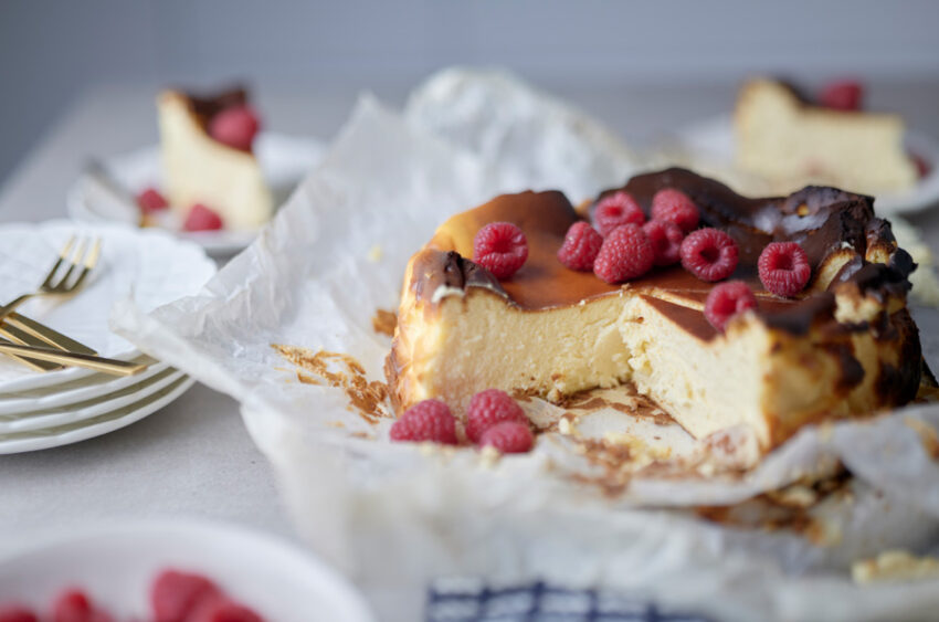 Burnt Basque Cheesecake | The Ideas Kitchen