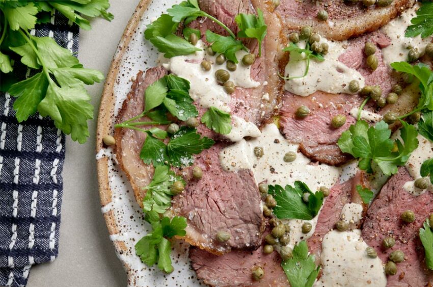Rare Roast Beef with Tonnato | The Ideas Kitchen