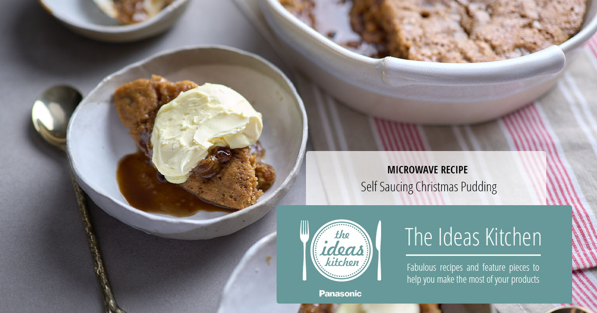 Self-Saucing Christmas Pudding | The Ideas Kitchen