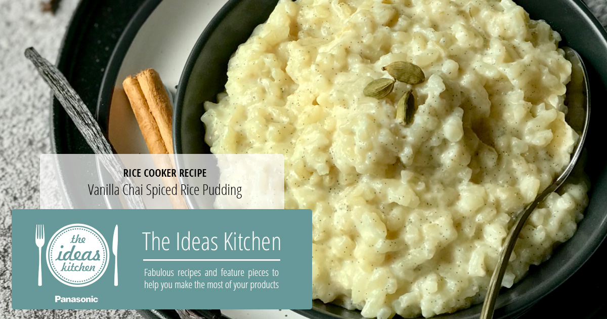 Vanilla Chai Spiced Rice Pudding | The Ideas Kitchen