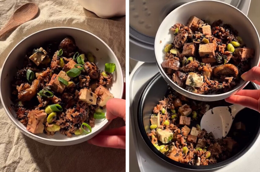 Tofu Purple Rice | The Ideas Kitchen